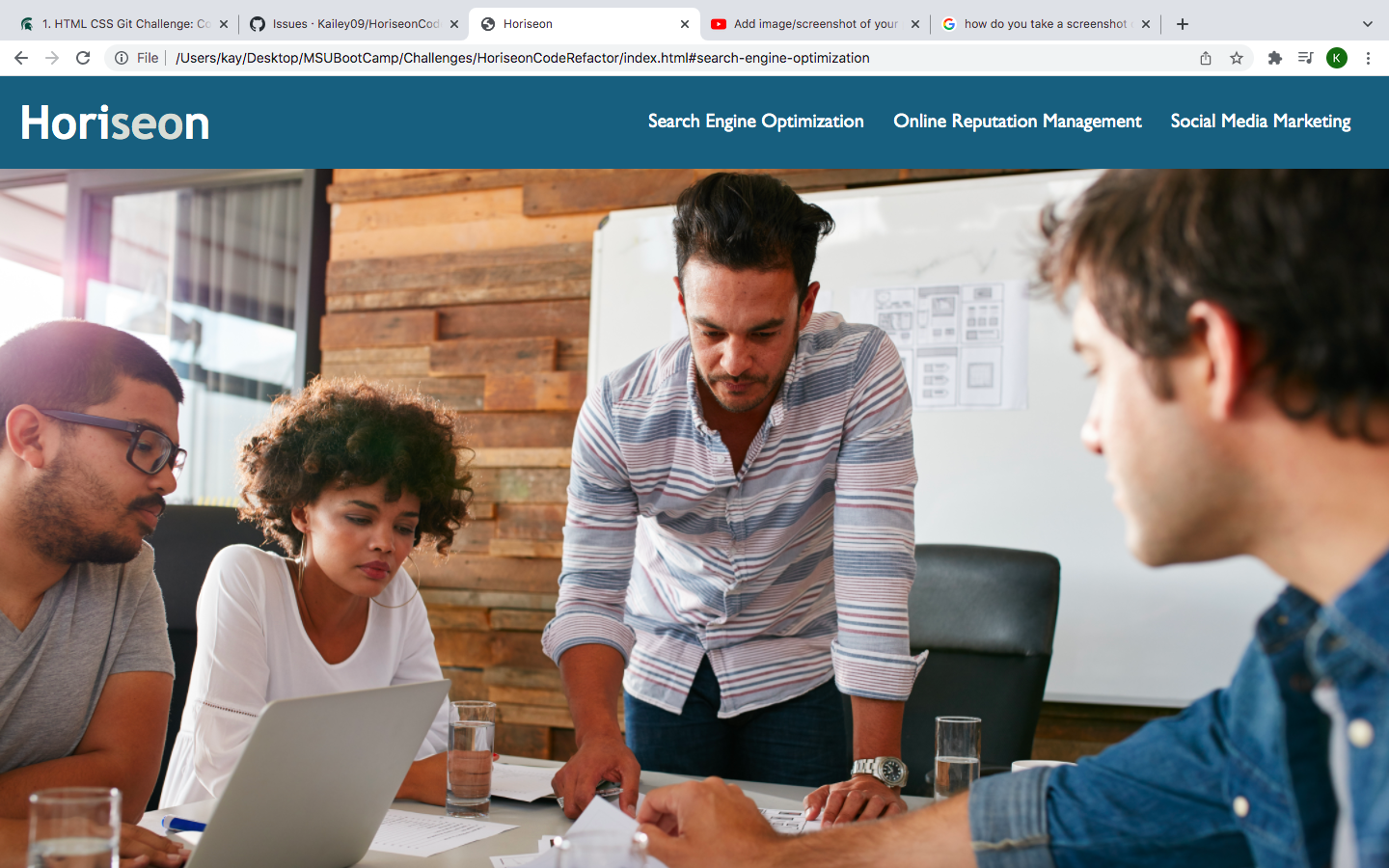 GitHub - Kailey09/HoriseonCodeRefactor