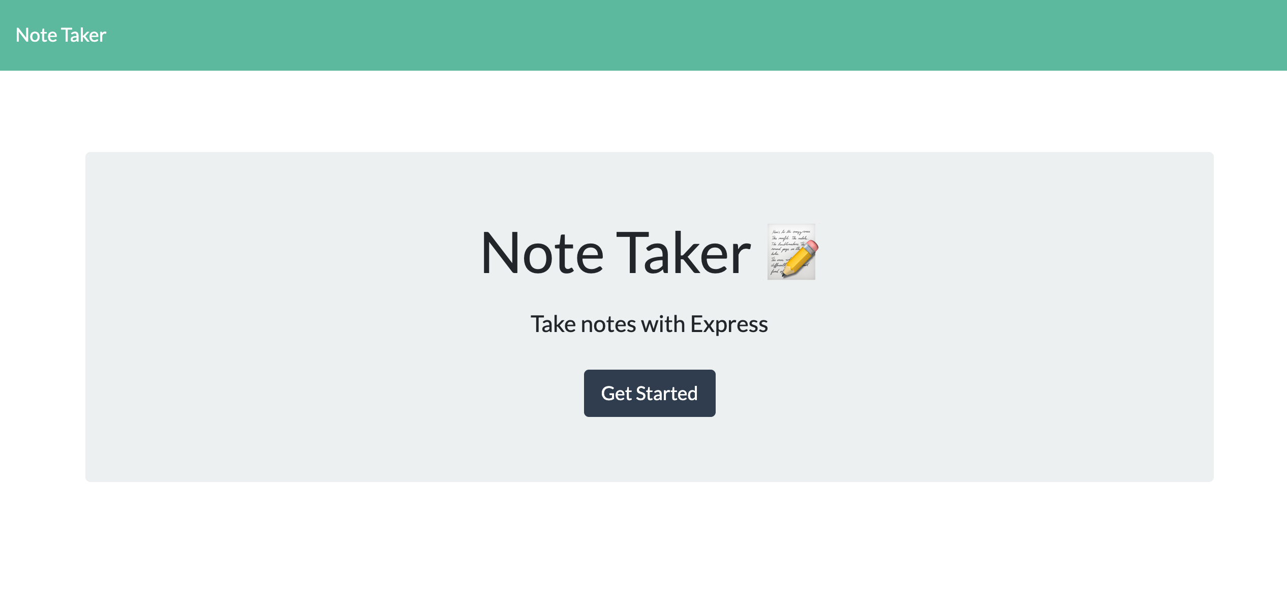 GitHub - petehodnefield/note-taker
