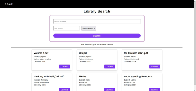 GitHub - AdityaBhate/e-Library-Project: College E Libary for Students and Professor