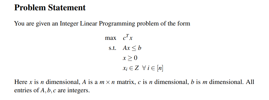 GitHub - its-archisman/Integer-LP-using-Gomory-Cuts