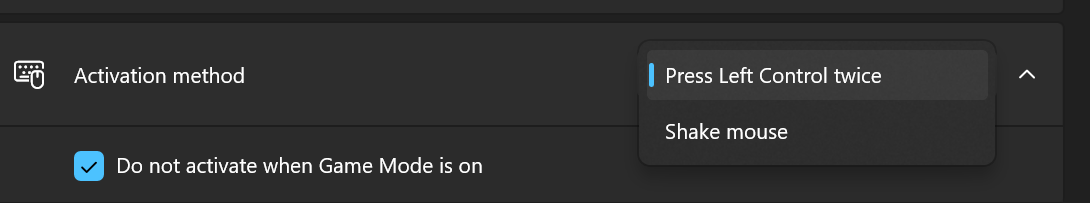 Multiple activation methods for "Find My Mouse" mouse utility · Issue ...