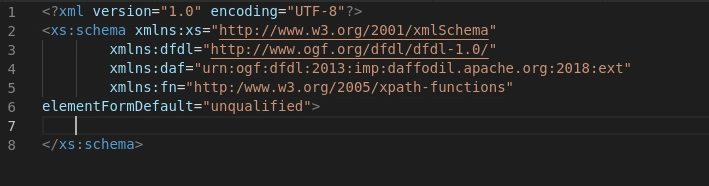Multi-line tags not being handled properly by Intellisense · Issue #474 · apache/daffodil-vscode ...