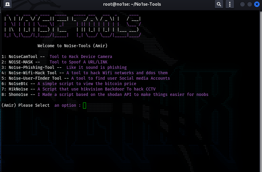 GitHub - no1se2/No1se-Tools: ALL OF MY TOOLS IN ONE SCRIPT