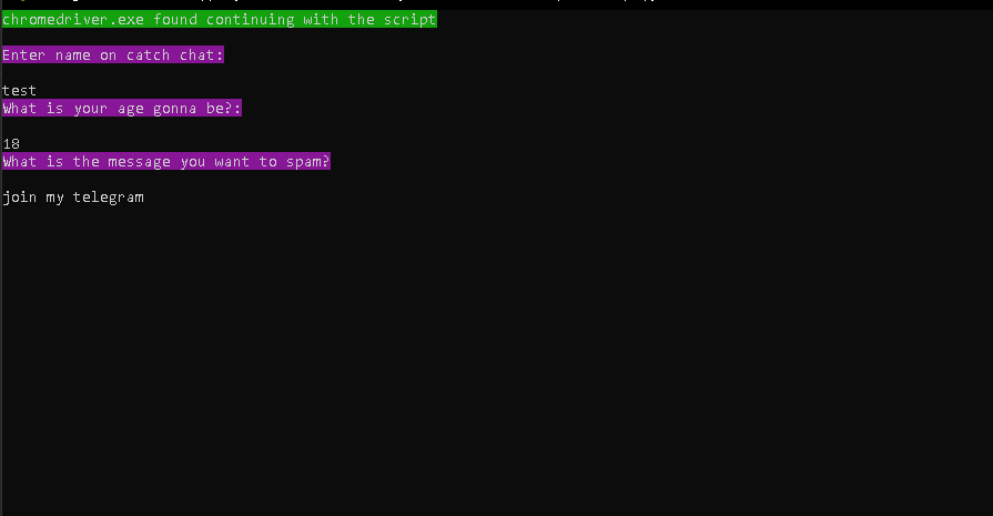 GitHub - no1se2/Catch-No1se: A tool to spam and make traffic with a website called catch-chat
