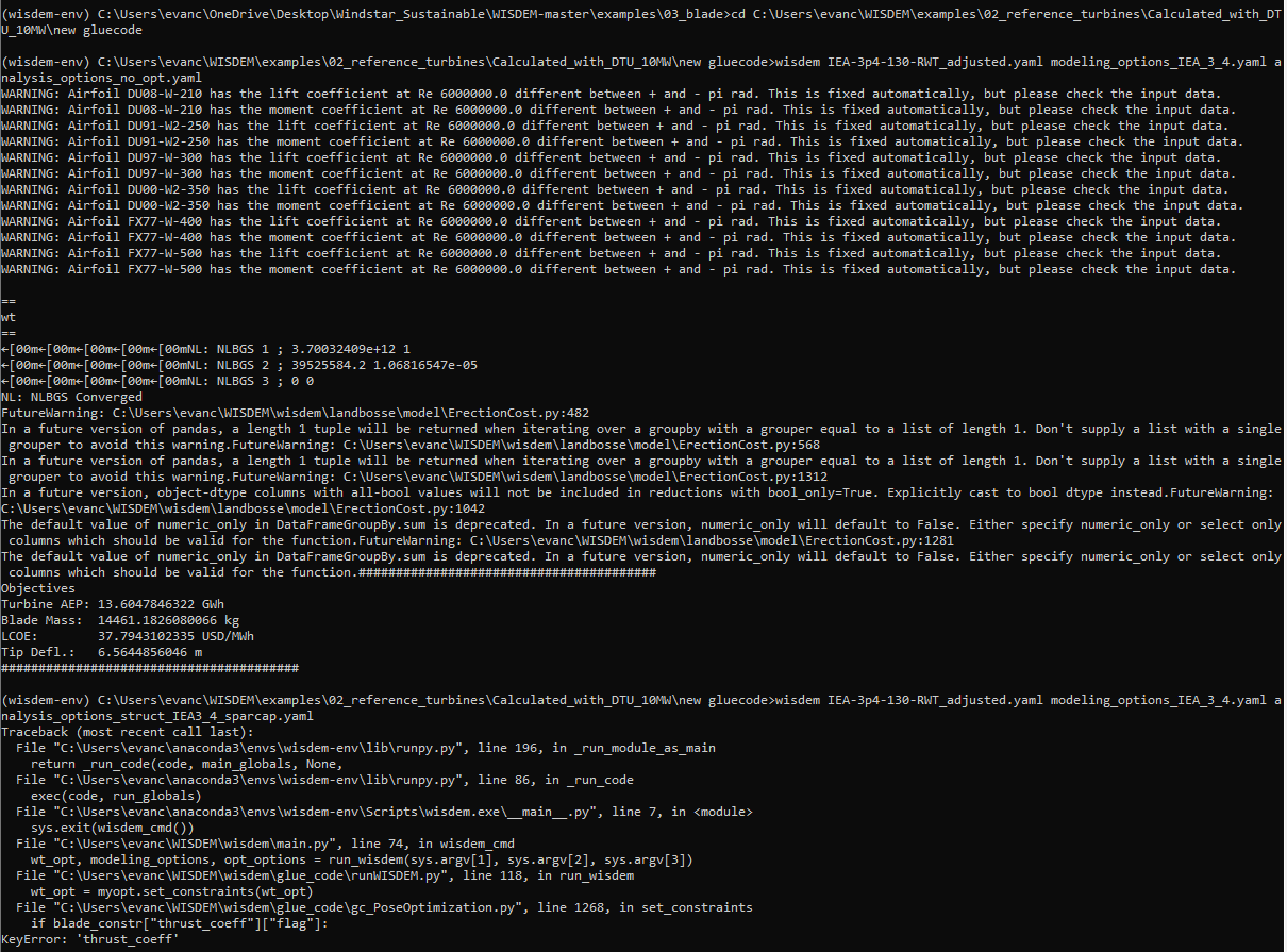 Having trouble in optimizing spar cap redesign · Issue #437 · WISDEM ...