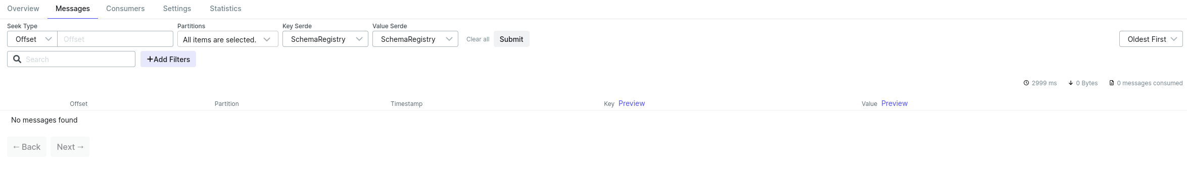 UI gives up after 3000ms of trying to read messages and shows "no messages" falsely · Issue ...