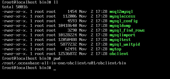 [Bug]: 执行 mysqldump 命令不能指定库备份 · Issue #1519 · oceanbase/oceanbase · GitHub