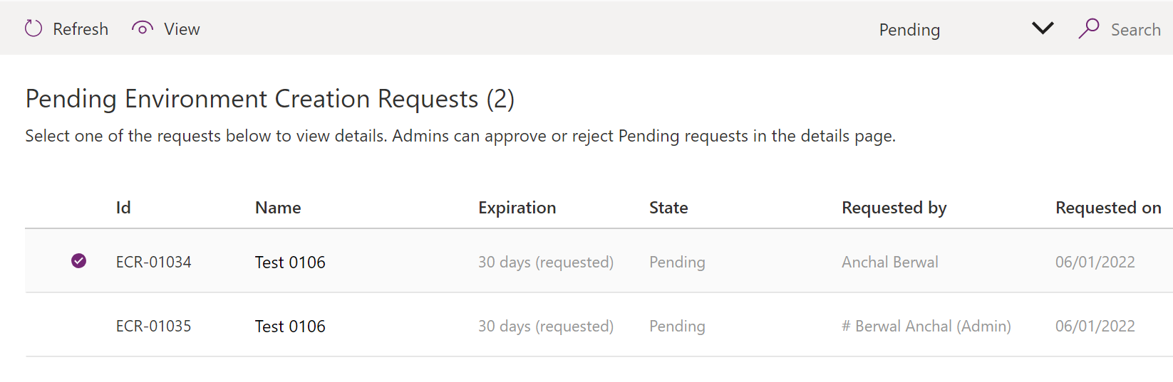 [CoE Starter Kit - Env Request | Create Approved Environment fails to update Environment ...