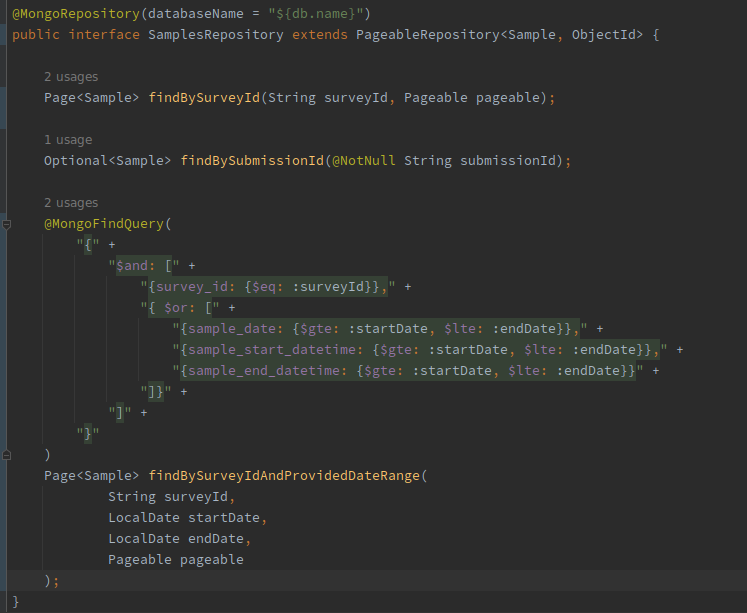 @MongoFindQuery and @MongoAggregateQuery should support Pageable ...