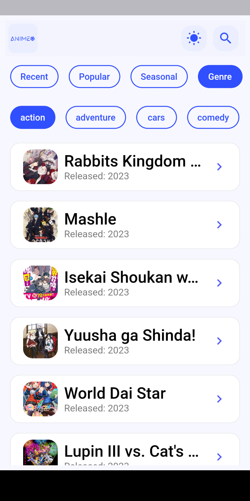 GitHub - LucusDev/animeo: An anime app that scrapes goganime