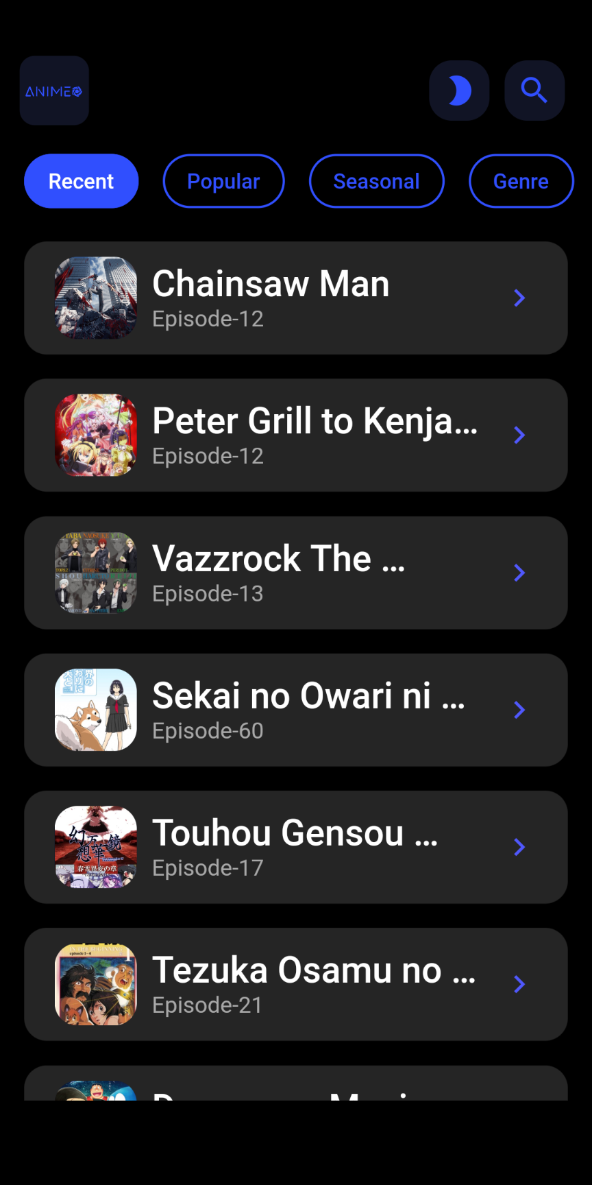 GitHub - LucusDev/animeo: An anime app that scrapes goganime