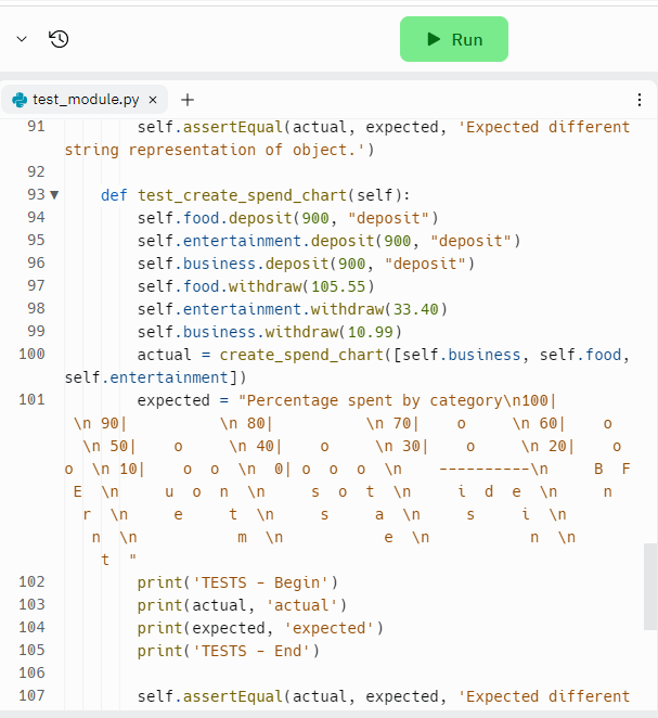 Broken test in boilerplate-budget-app replit · Issue #48195 ...