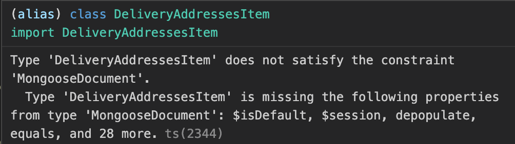 How can I use mongoose.Types.DocumentArray with subdocument? · typegoose typegoose · Discussion ...
