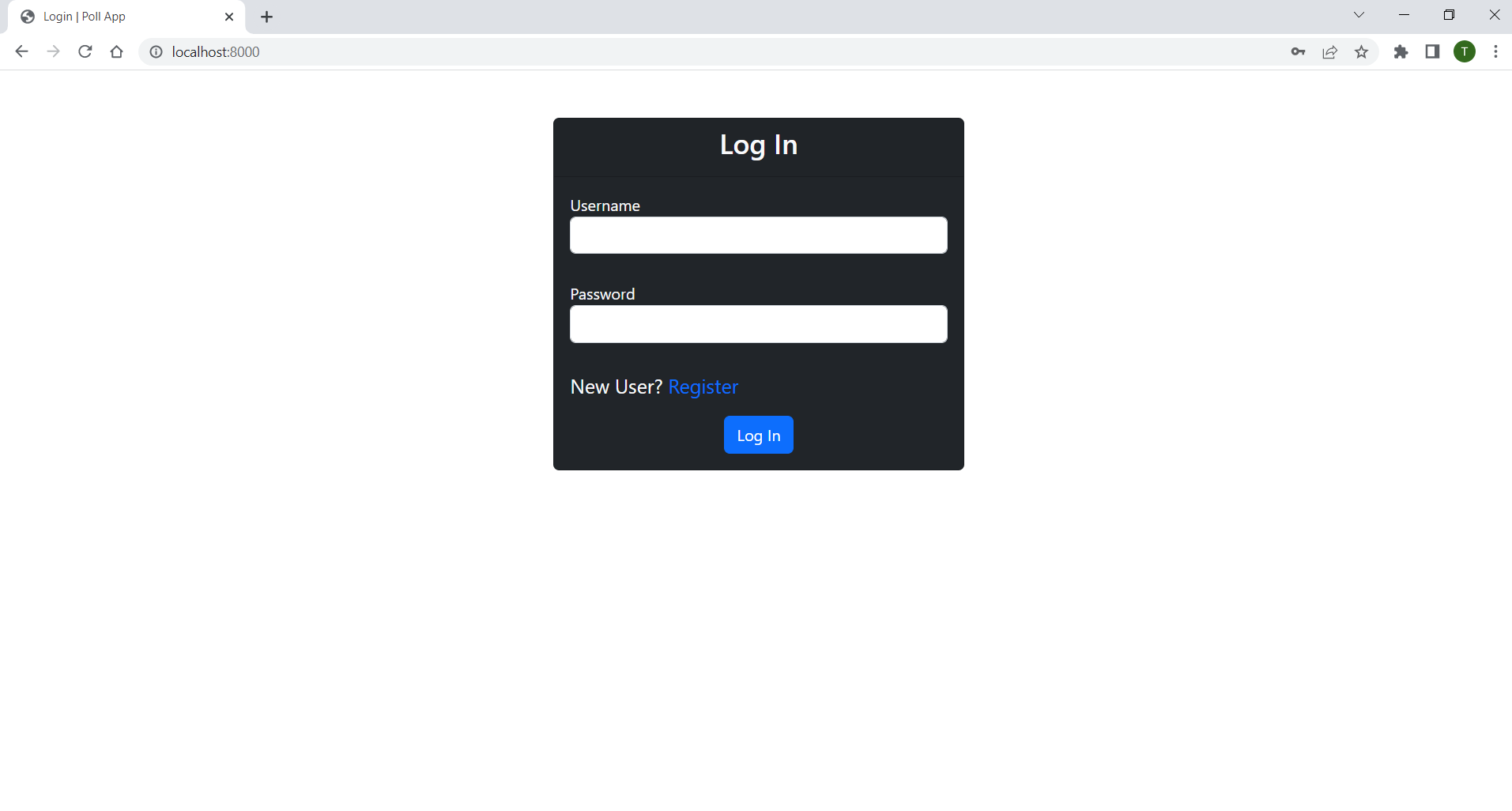 GitHub - Tanmaya13/Poll-App: User can create poll and post questions. Other users can give their ...