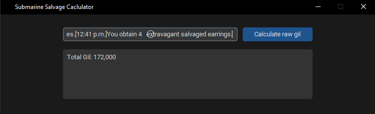 GitHub - mrgozr/SubSalvageCalculator: An external tool for FFXIV Submarines
