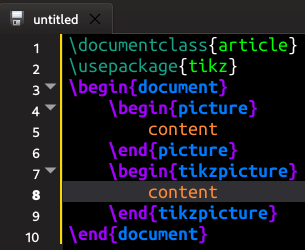 No more picture environment syntax highlighting for other picture-environments · Issue #2088 ...