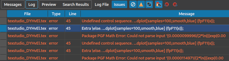 natural logarithm shenanigans · Issue #447 · pgf-tikz/pgfplots · GitHub