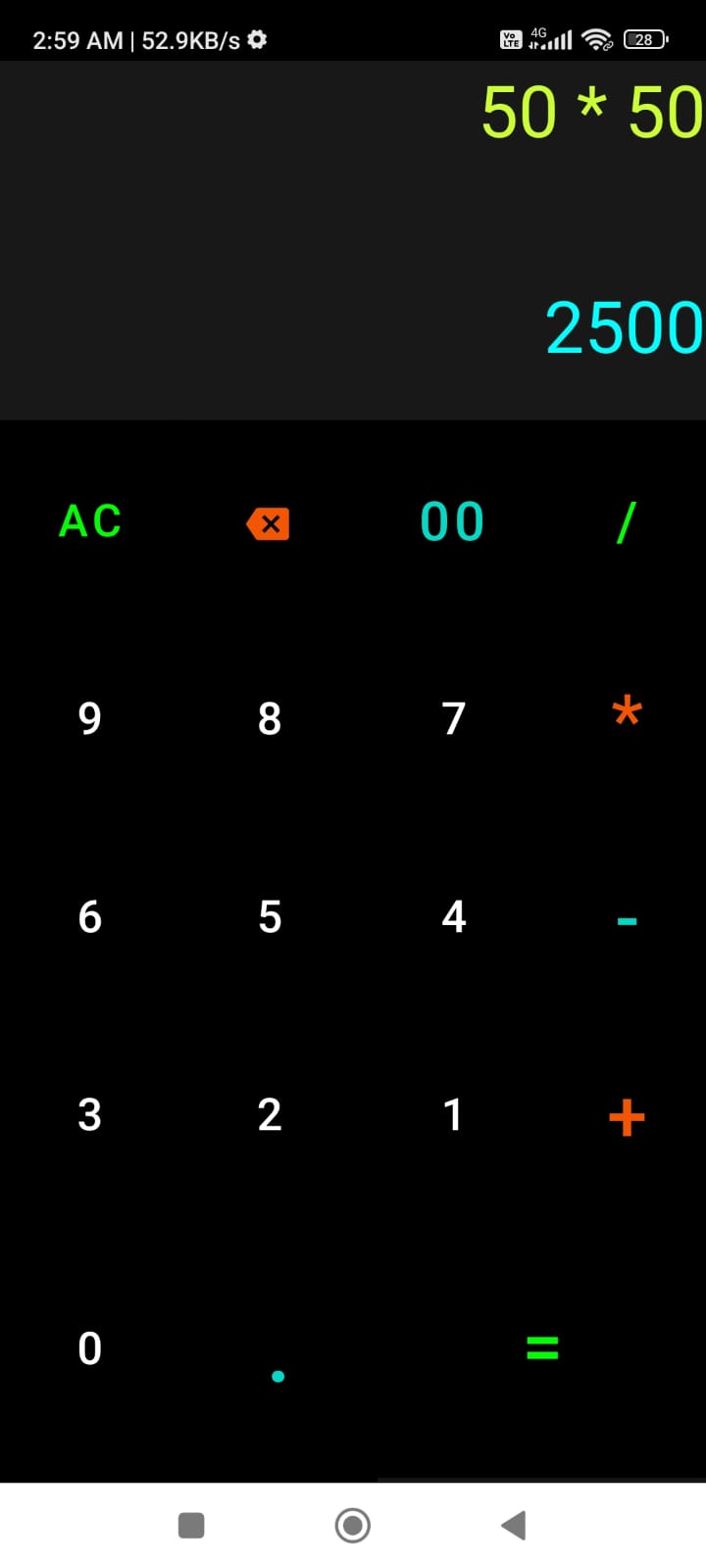 GitHub - Arghaghosh2002/Calculator-Application: A basic calculator android app developed using ...