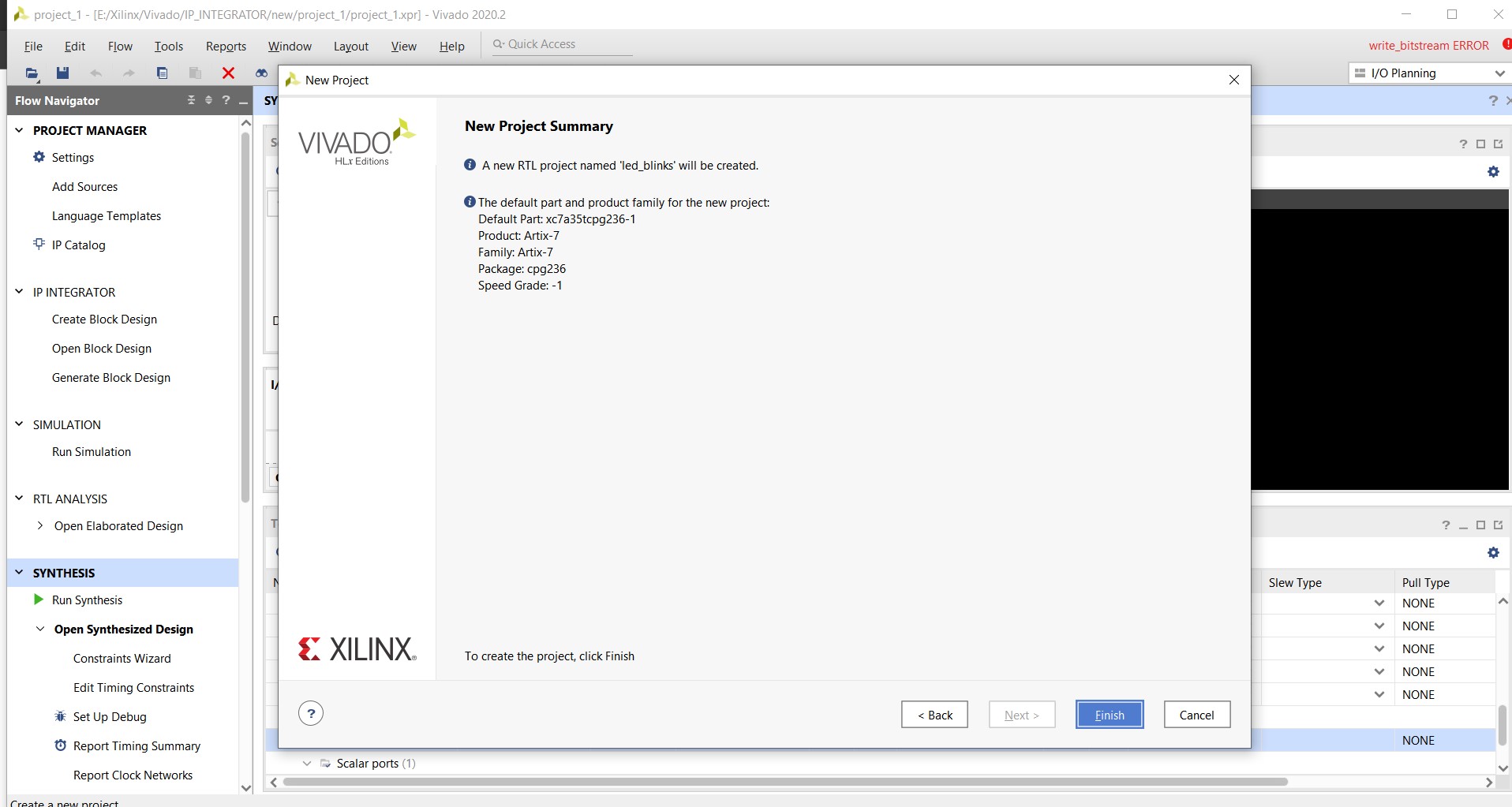 GitHub - jogeshsingh/Blinking_led_on_CMOD_A7_Artix_7-FPGA