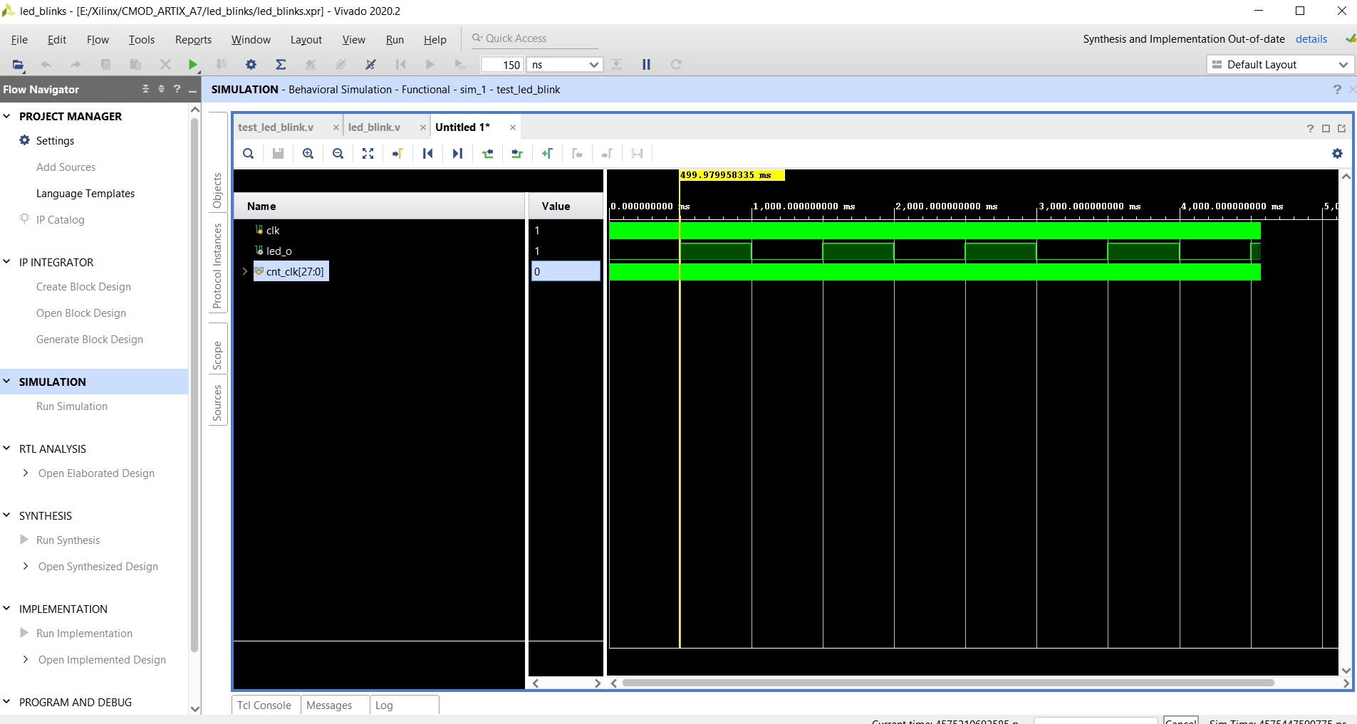 GitHub - jogeshsingh/Blinking_led_on_CMOD_A7_Artix_7-FPGA
