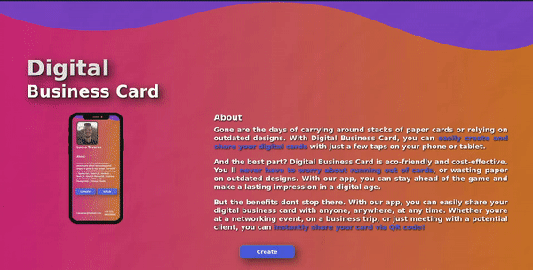 GitHub - Tavares-ltc/digital-card-app: Easily create and share your ...