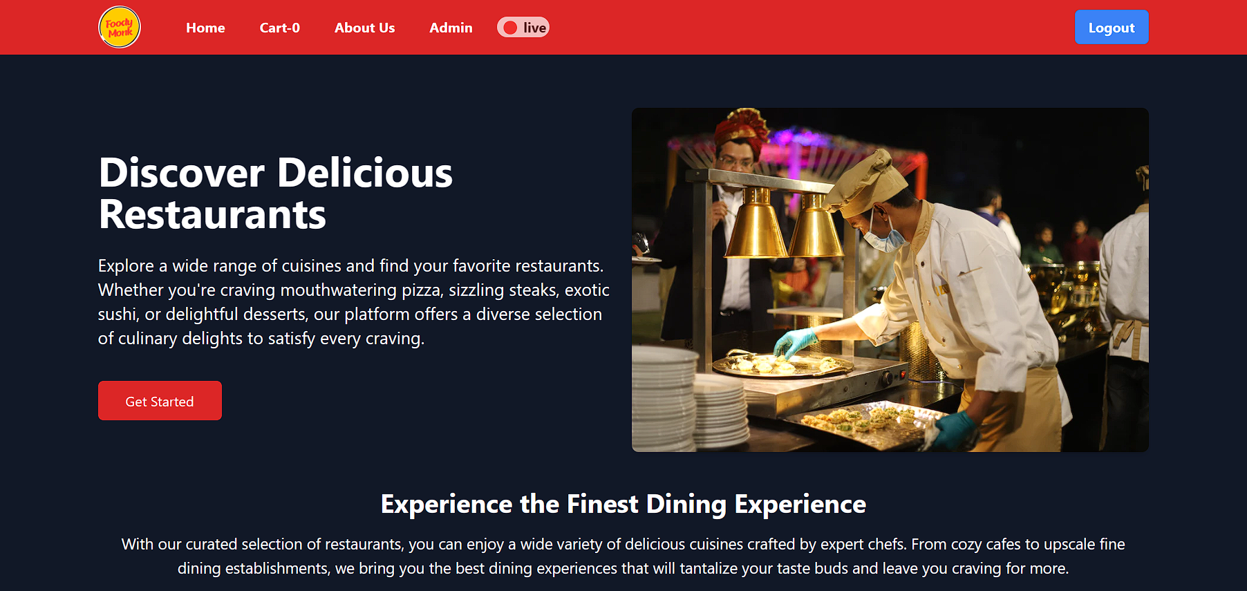 GitHub - alokVerma749/foody-monk: This is food ordering web app build using MERN stack