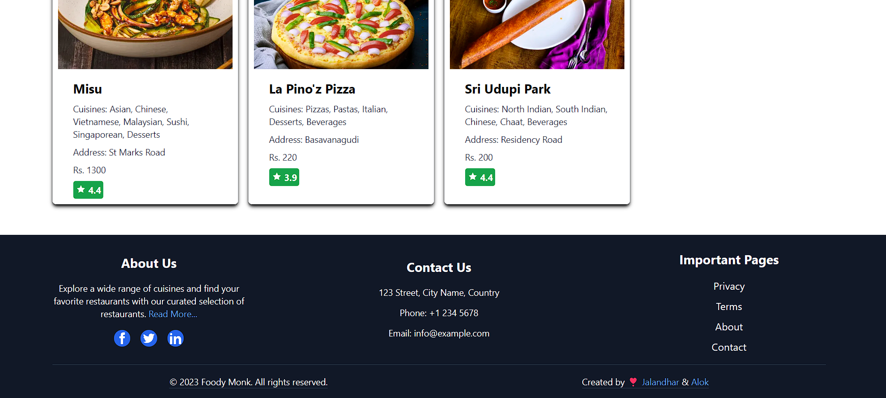 GitHub - alokVerma749/foody-monk: This is food ordering web app build using MERN stack