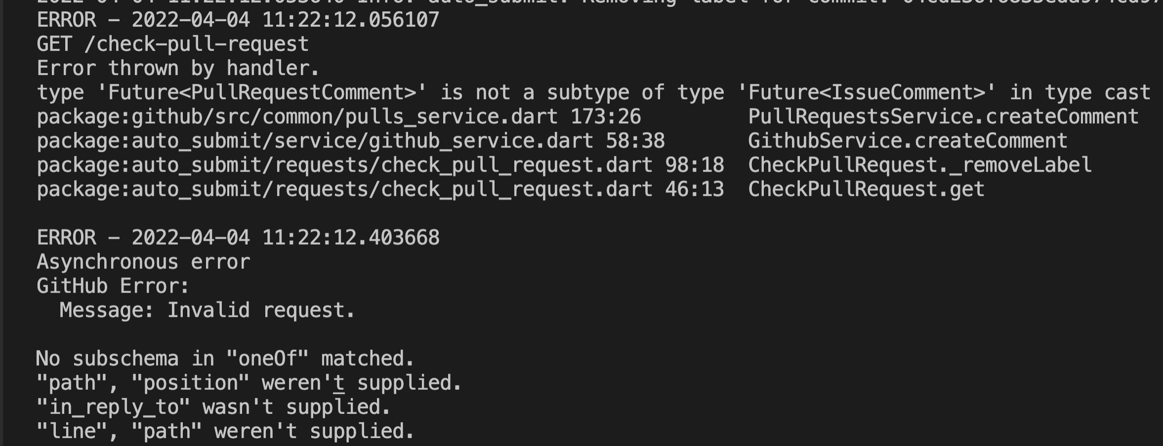 [autosubmit] get write permission to autosubmit app · Issue #101008 · flutter/flutter · GitHub