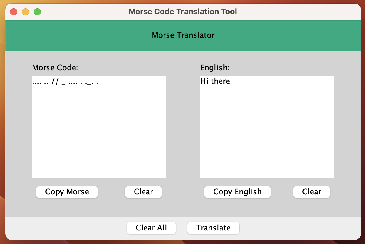 GitHub - NoahLake07/Morse-Code-Translator