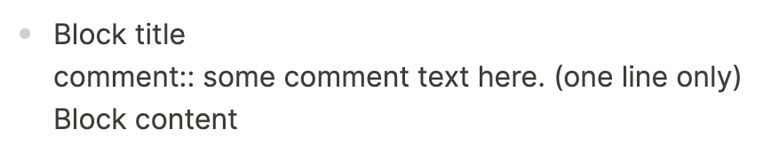 添加对块的注释功能 · Issue #4600 · logseq/logseq · GitHub