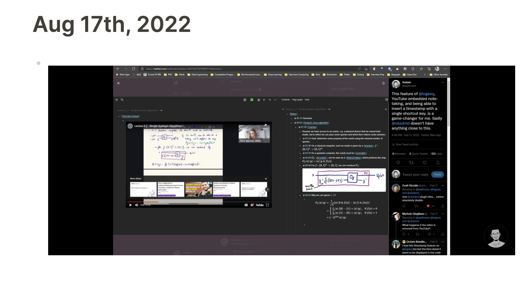 Cannot embed youtube video · Issue #6384 · logseq/logseq · GitHub
