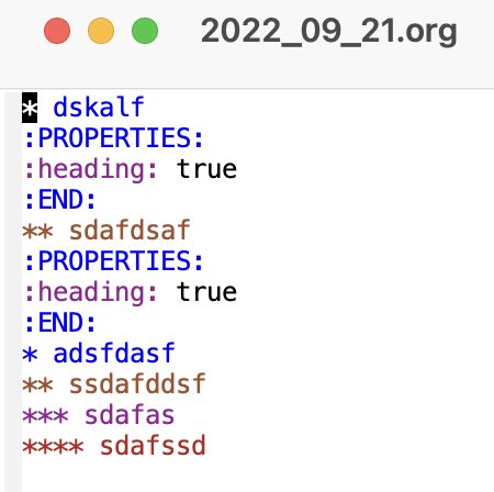 Headings don't work in org-mode, but work in markdown · Issue #6792 · logseq/logseq · GitHub