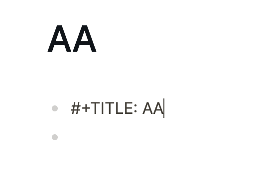 In Org Mode Individual Title Property Not Recognized When Properties Exists · Issue 8185