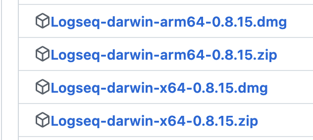 Download link not working (for Apple silicon) · Issue #7824 · logseq/logseq · GitHub