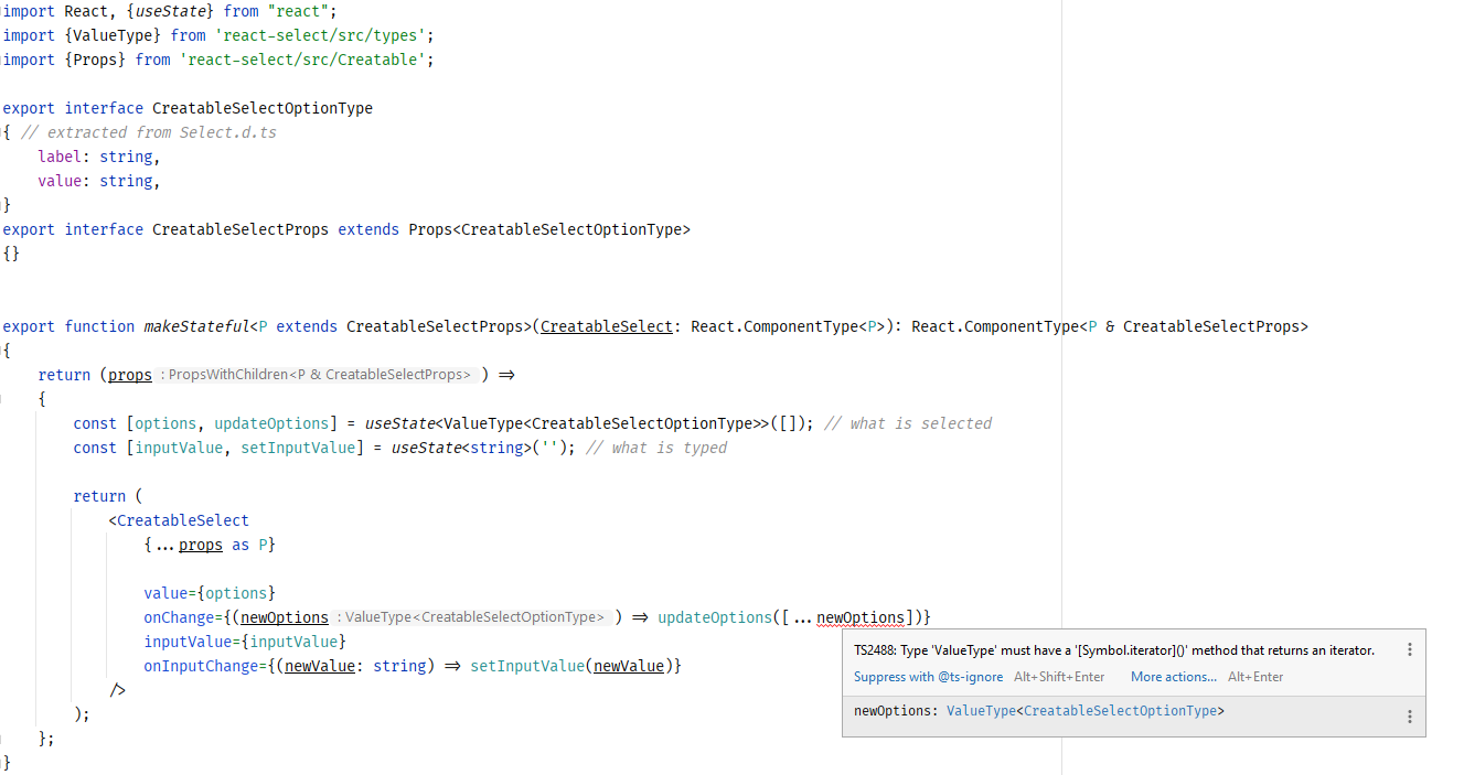 Feature Request: Make multi-select a HOC like Creatable rather than ...