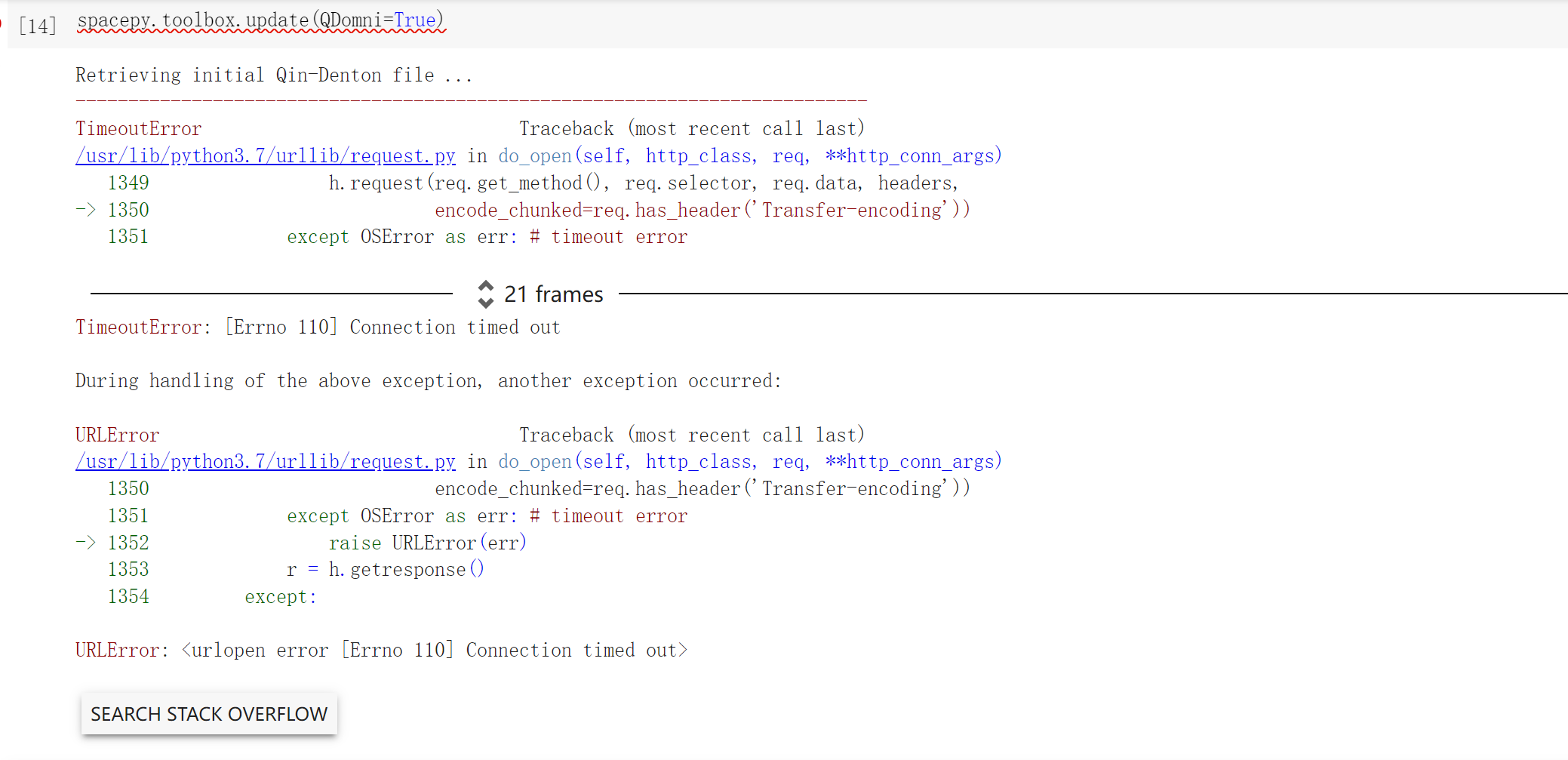 Error, can't find/create omnidata.h5 · spacepy spacepy · Discussion ...