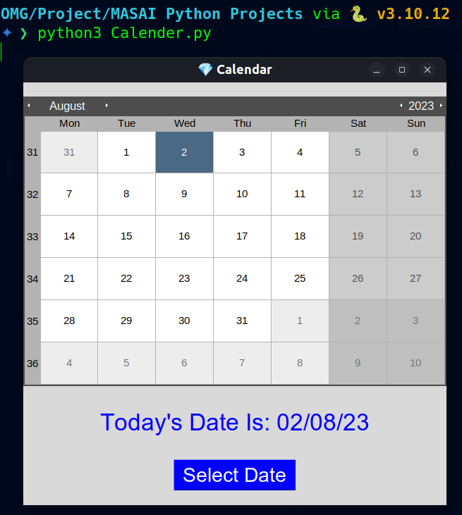GitHub - satyamkumar420/TKCalendar: It creates a calendar widget using ...