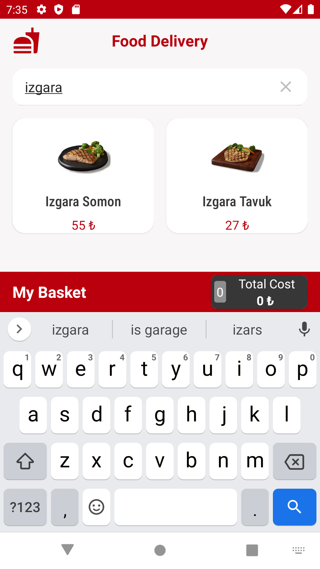 GitHub - SerhatAal/fooddeliveryapp: Android Developer with Java Bootcamp Final Project