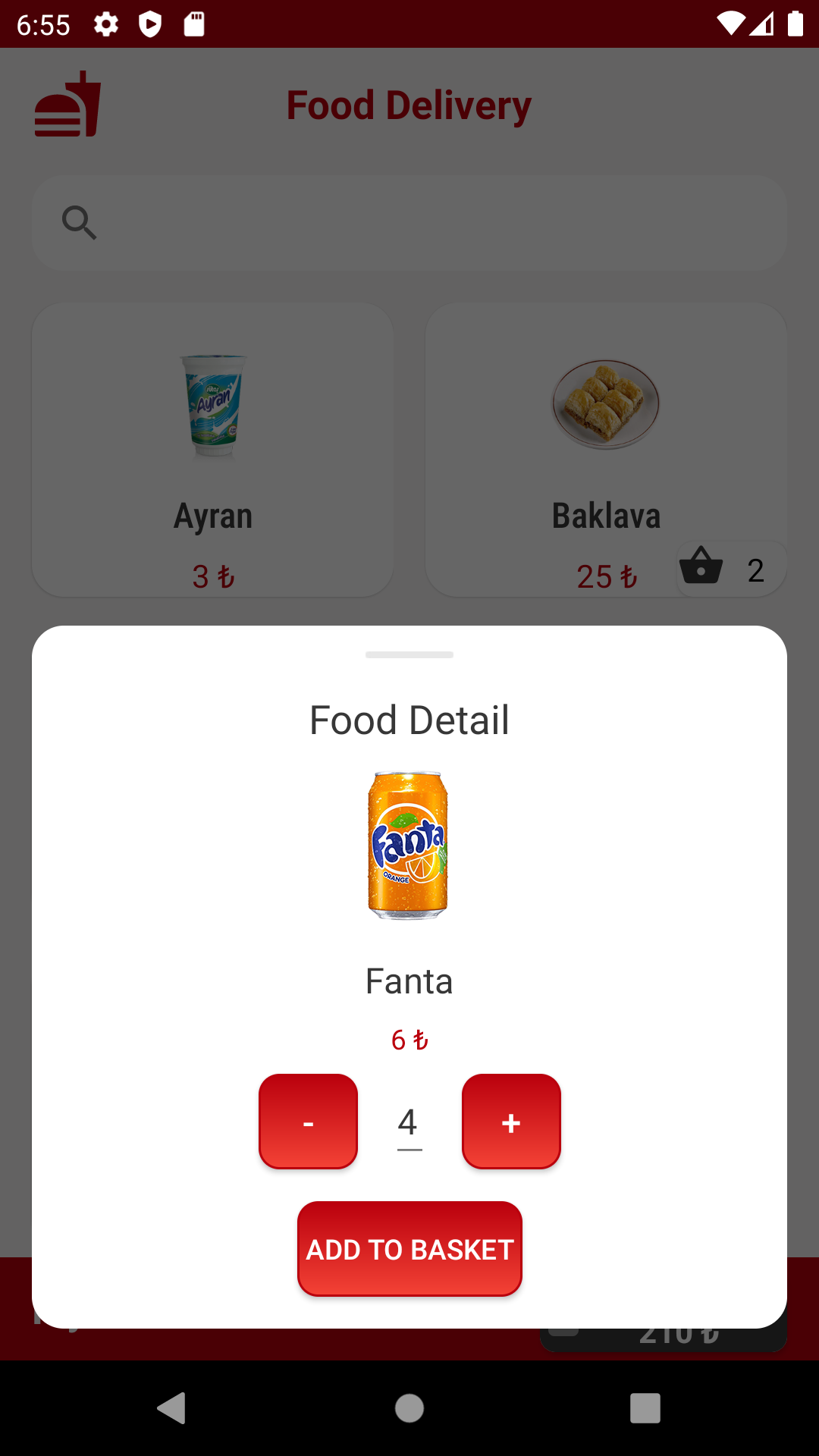 GitHub - SerhatAal/fooddeliveryapp: Android Developer with Java Bootcamp Final Project