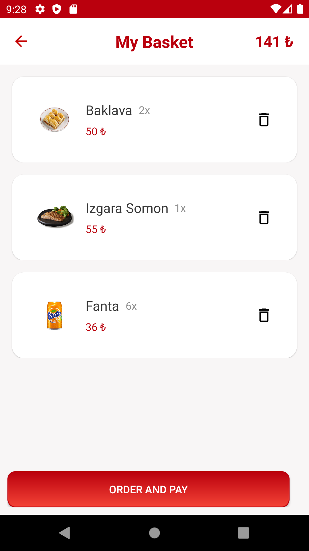 GitHub - SerhatAal/fooddeliveryapp: Android Developer with Java Bootcamp Final Project