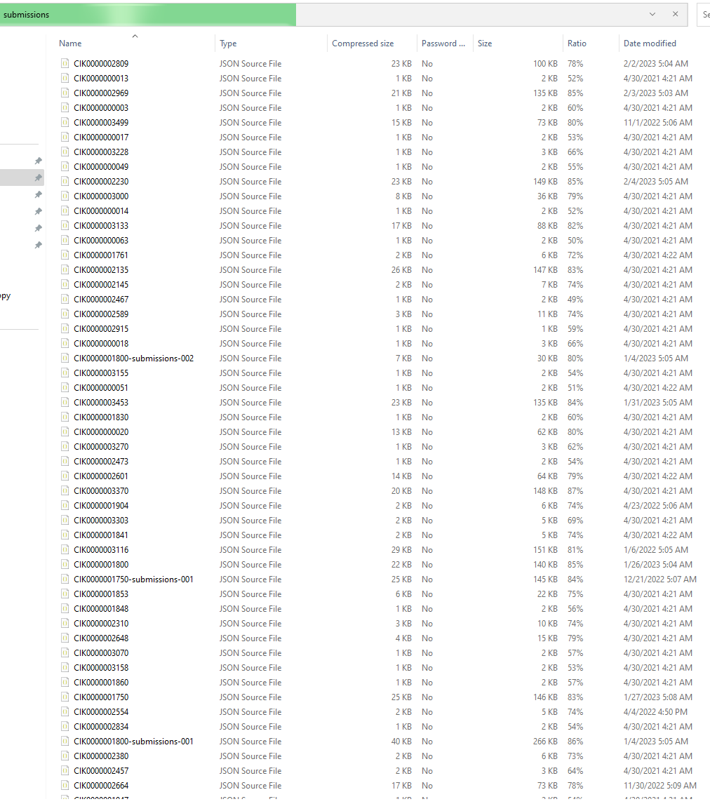 Bug Unzip Is Extremely Slow With Large 12gb Single Zip With Over 834000 Small Json Files 