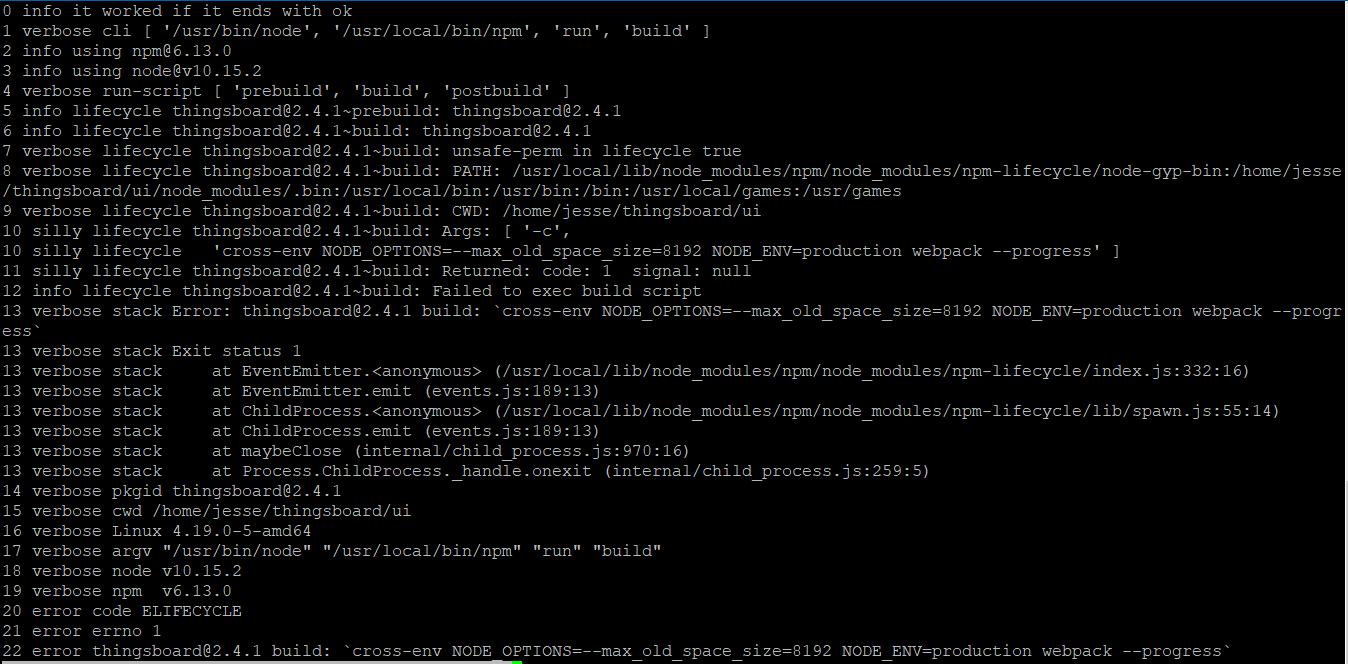 Compile from source failed · Issue #2156 · thingsboard/thingsboard · GitHub