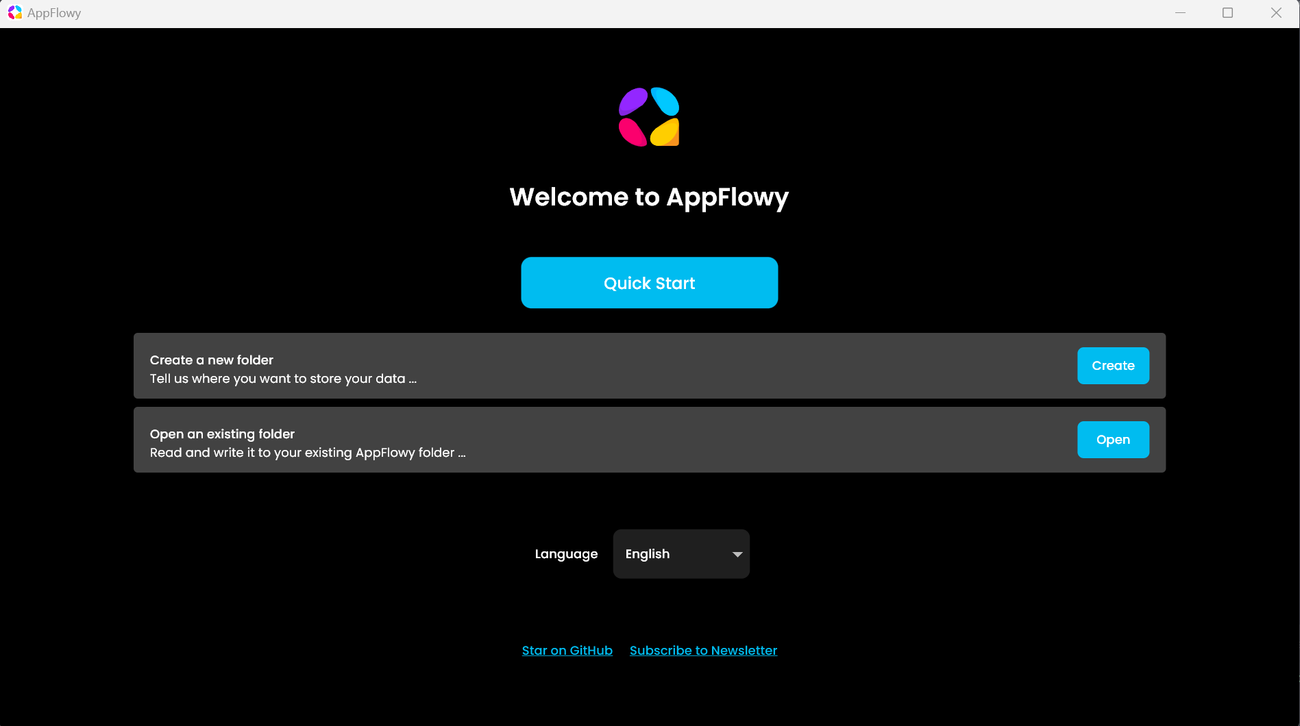 [FR] Allow users to select a language in the quick start page · Issue #2069 · AppFlowy-IO ...