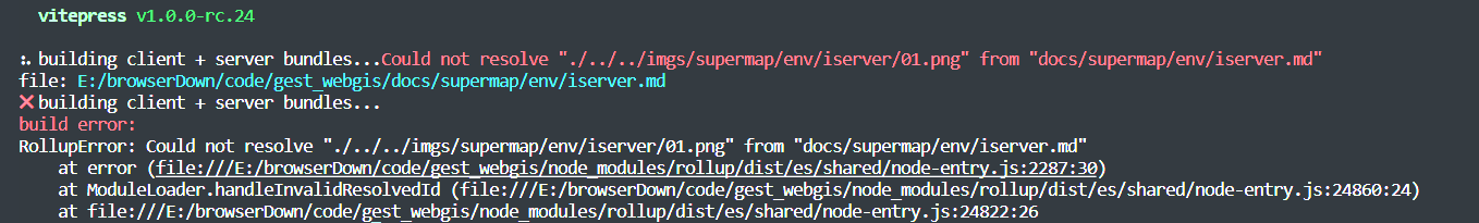 Build Error While Using Relative Image Path In Md Files · Issue 3156 · Vuejsvitepress · Github
