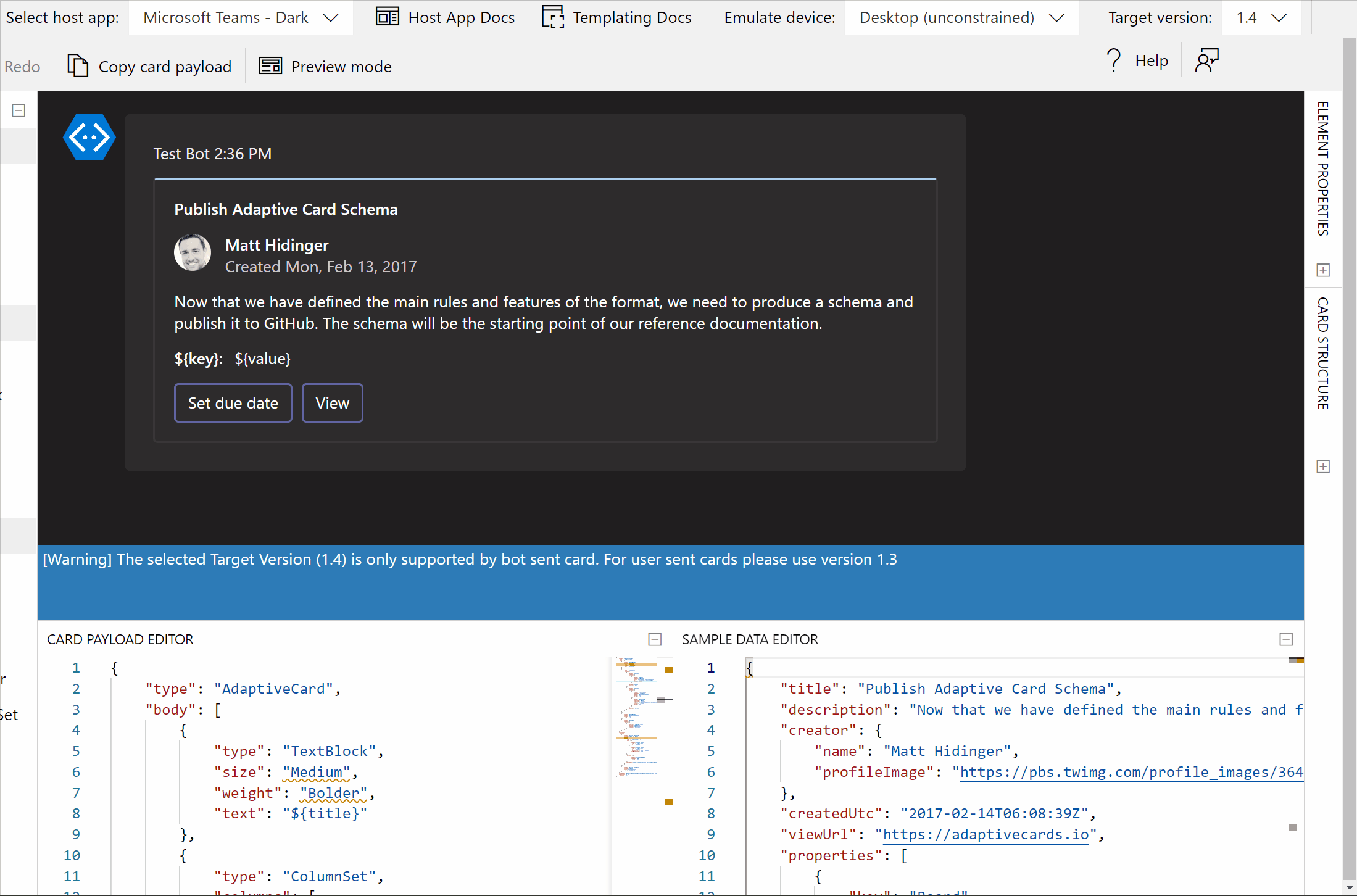 [Designer] Add host parameter json editor to designer by anna-dingler · Pull Request #7702 ...