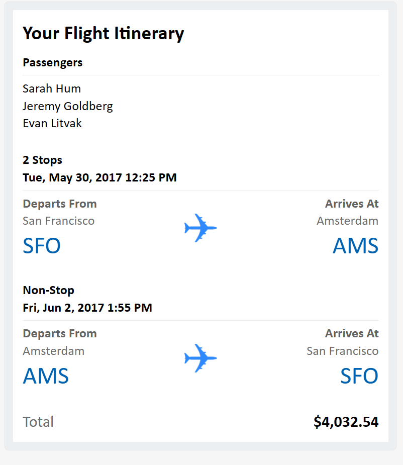 [Samples] Add departs from and arrives at to FlightItinerary.json by anna-dingler · Pull Request ...