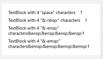 [UWP] HTML spaces options do not work · Issue #8380 · microsoft/AdaptiveCards · GitHub