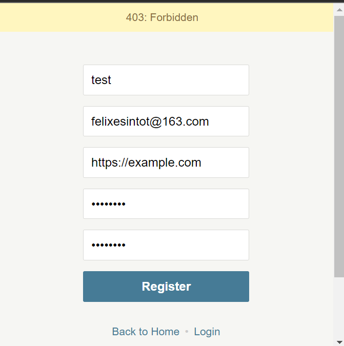 [Bug]: forbidden · Issue #1984 · walinejs/waline · GitHub