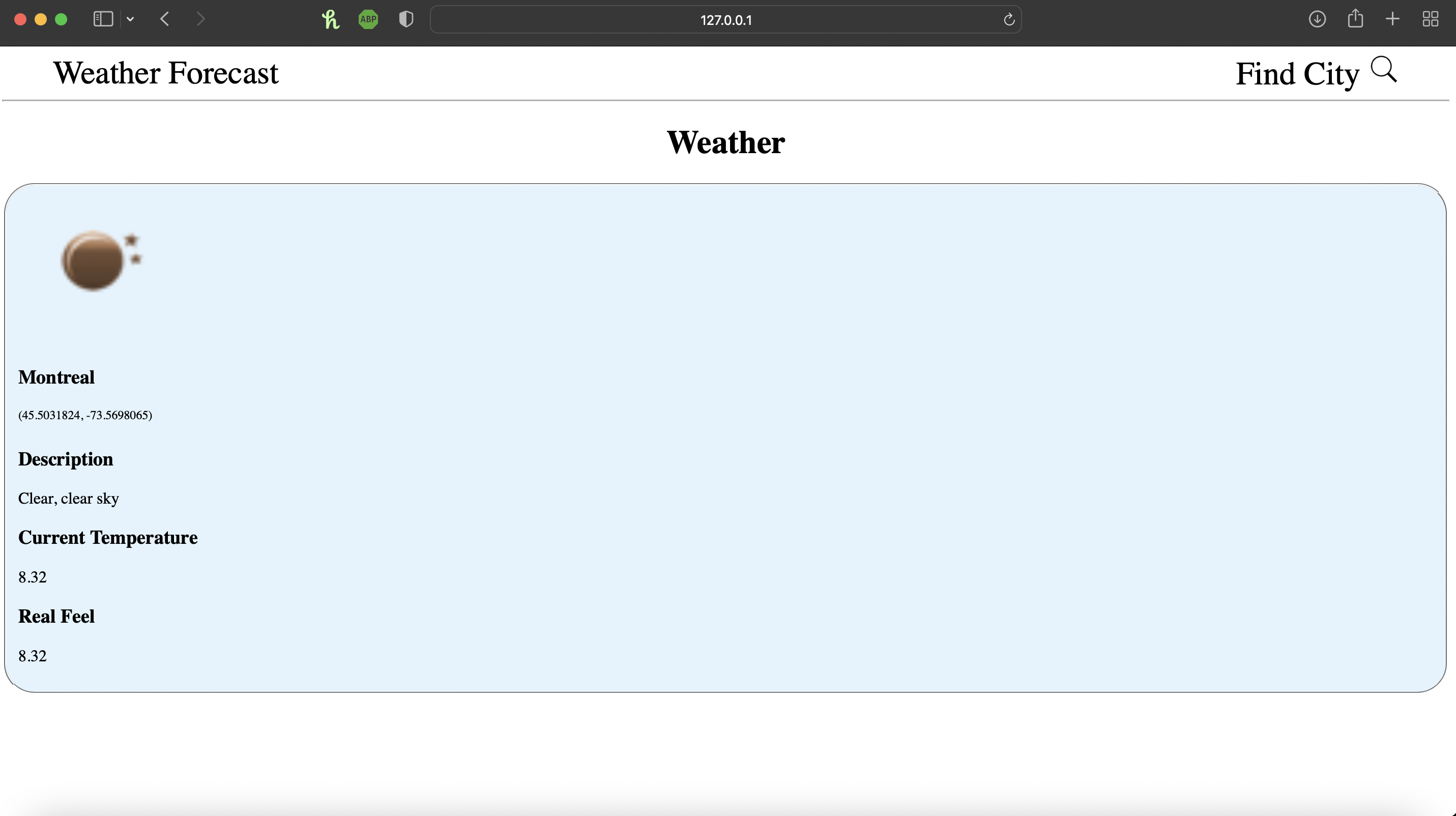 GitHub - rRomero2/WeatherApp: Basic HTML/CSS website providing weather data, using Flask framework