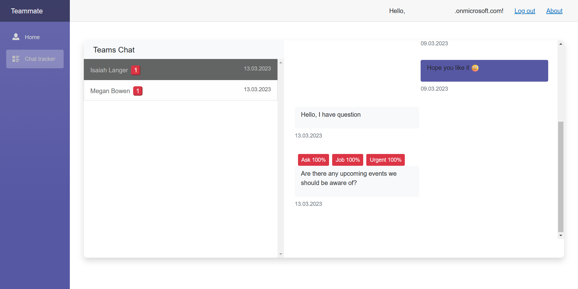 GitHub - jarzi/Teammate: Conversational Language Understanding project in Azure with trained model